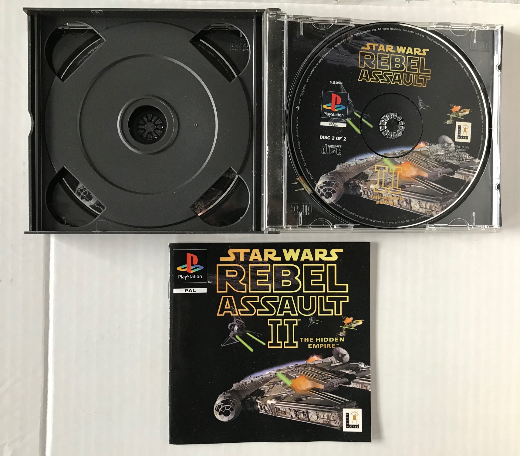 Star Wars Rebel Assault II The Hidden Empire Playstation 1 Ps1 eredeti ...